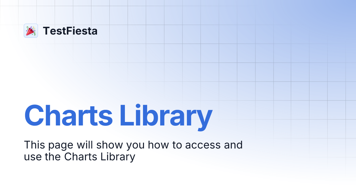 Charts Library | TestFiesta